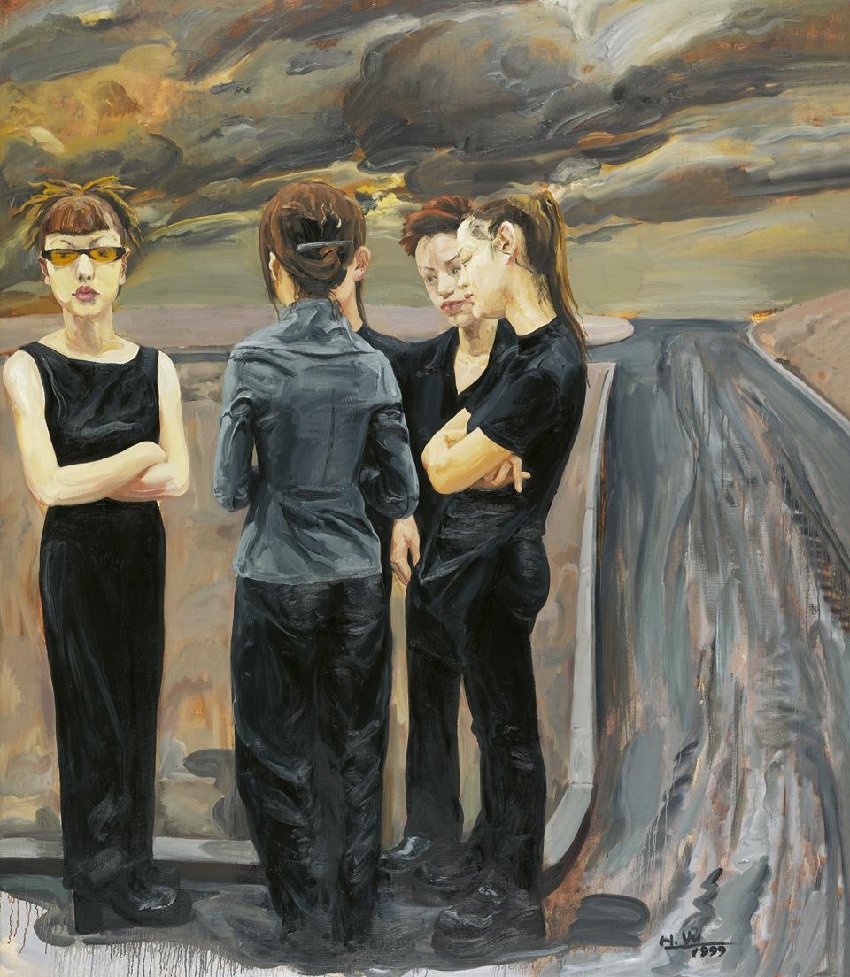 Yu Hong | Waiting at Dusk (1999) | MutualArt