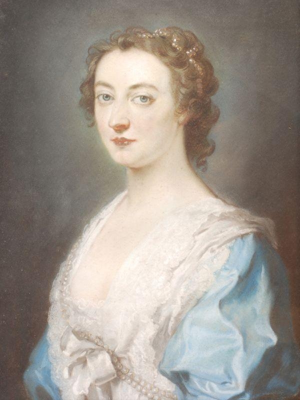 William Hoare | Portrait of a lady, traditionally identified as Anne ...