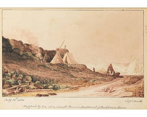 Sir George Back | 3 works: Lower view of the ramparts from Hareskin ...