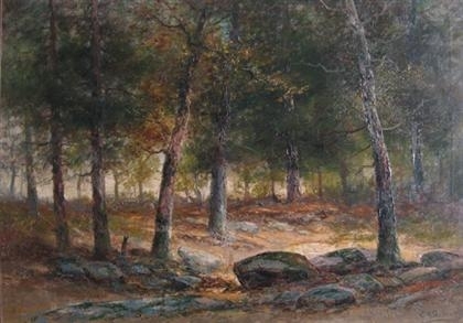 Christopher High Shearer | LANDSCAPE WITH TREES (1924) | MutualArt