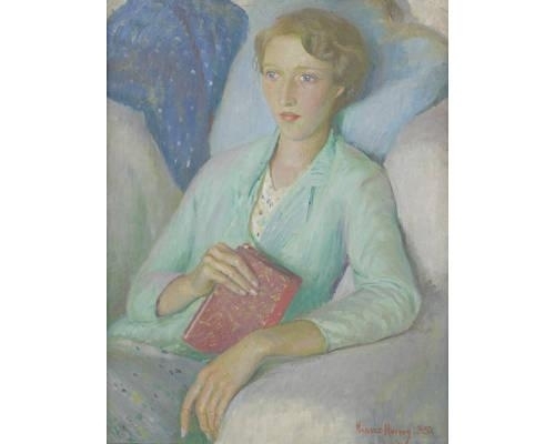 Harold Harvey | Portrait of Stella Mary Burdett (1935) | MutualArt