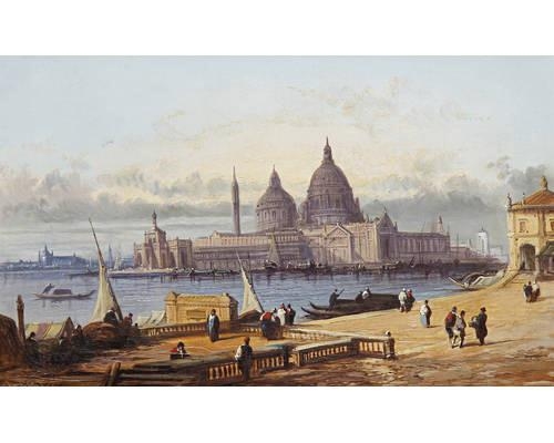Henry Foley | 2 works: A view of San Georgio Maggiore, Venice; A view ...