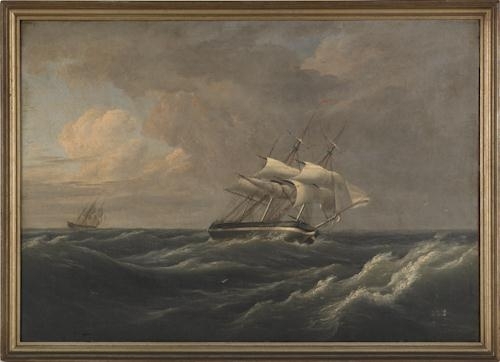 George Robert Bonfield | Nautical scene (1848) | MutualArt