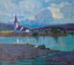 Artur Nikodem | Tyrolese landscape (1912 - 1913) | MutualArt