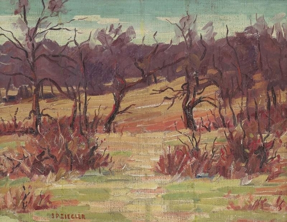 Samuel Peters Ziegler | Autumn Landscape | MutualArt