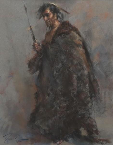 Ramon Kelley | Buffalo Robe-Sioux (1981) | MutualArt