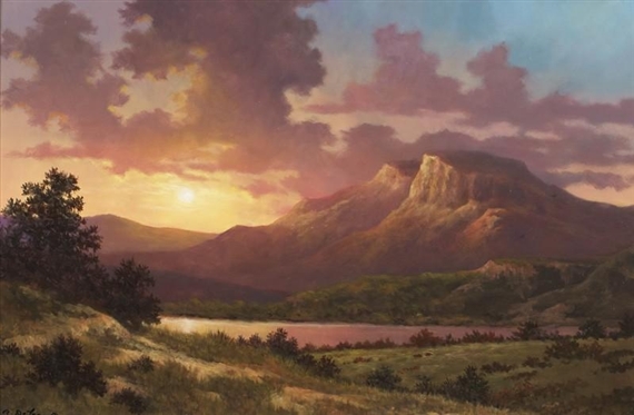 Robert De Leon | Glow of the Evening Light (2011) | MutualArt