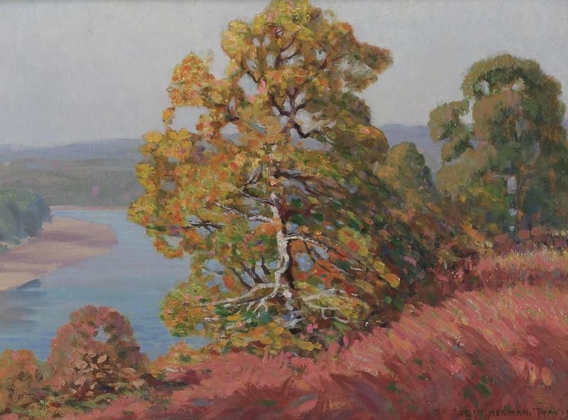 Olin Travis | The Oak on the Cliff | MutualArt