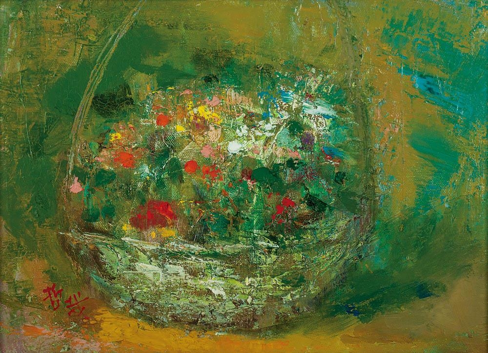 Shen Che Tsai | Basket of Flowers | MutualArt