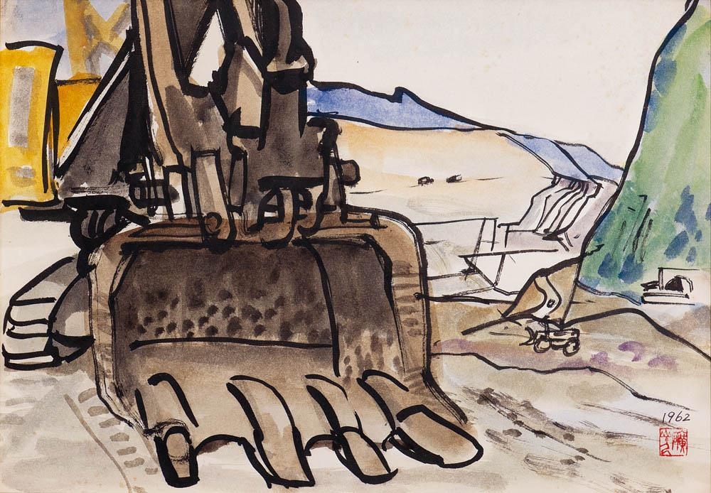 Ruilin Hong | Backhoe (1962) | MutualArt