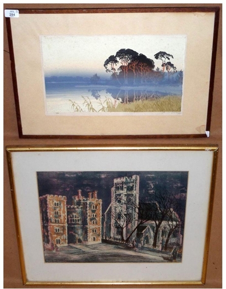 Peter W. Wickham | 2 works: Earls Barton; Wing Church, Buckinghamshire ...