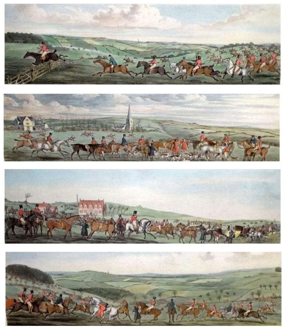 Henry Thomas Alken | 4 works: Breaking Cover; Billesdon Coplow; The ...