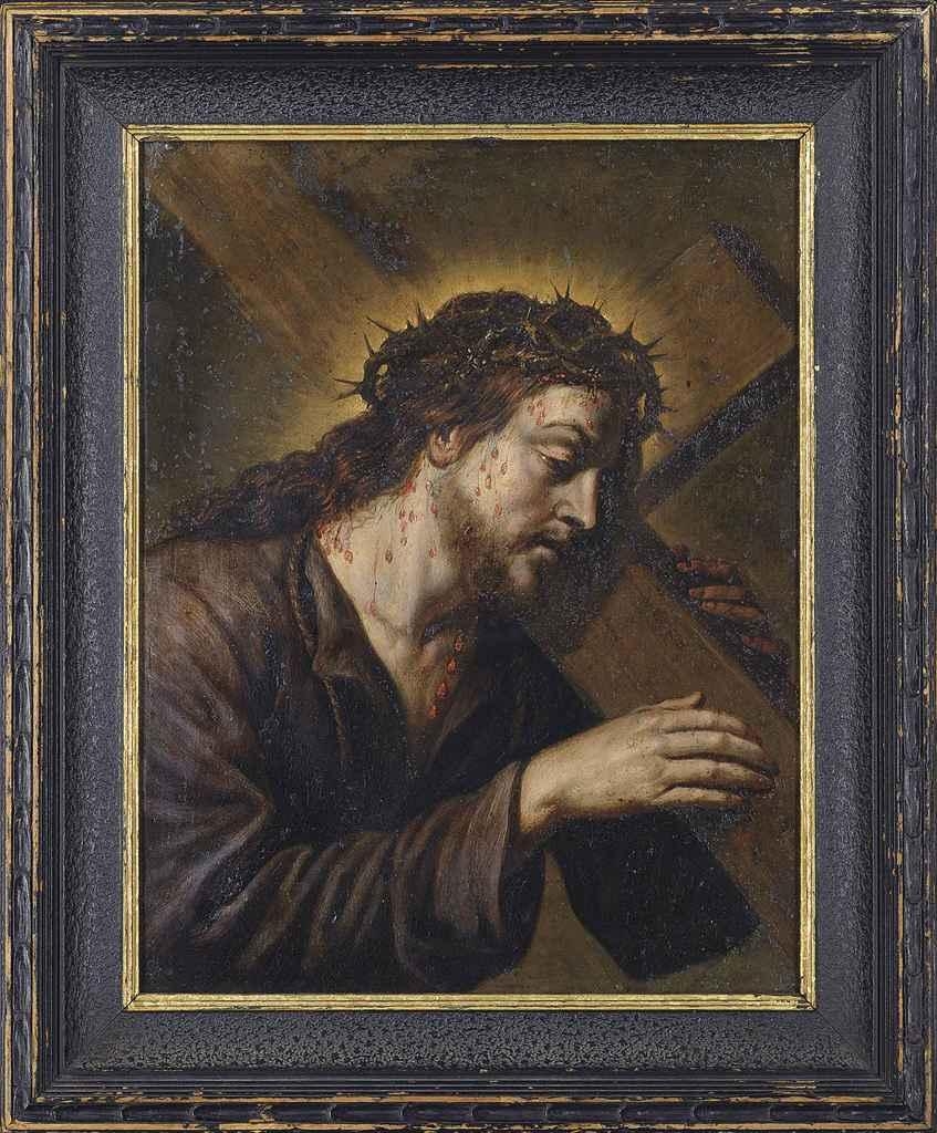 Flemish School 17th Century | Christ bearing the Cross (Circa 1700) | MutualArt