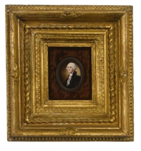 William Russell Birch | Miniature Portrait of George Washington | MutualArt