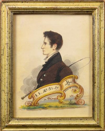 John Ritto Penniman | Profile Bust Portrait of Isiah Lane | MutualArt