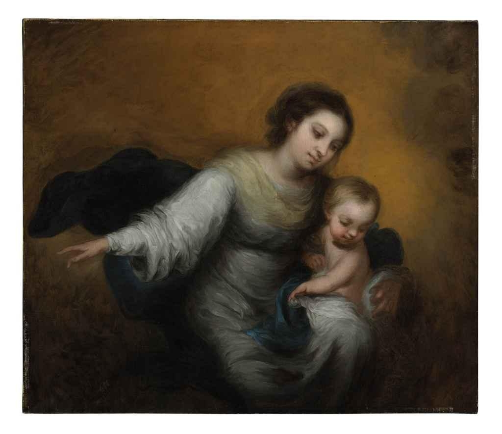 Bartolomé Estebán‏ Murillo | Saint Joseph and the Christ Child | MutualArt