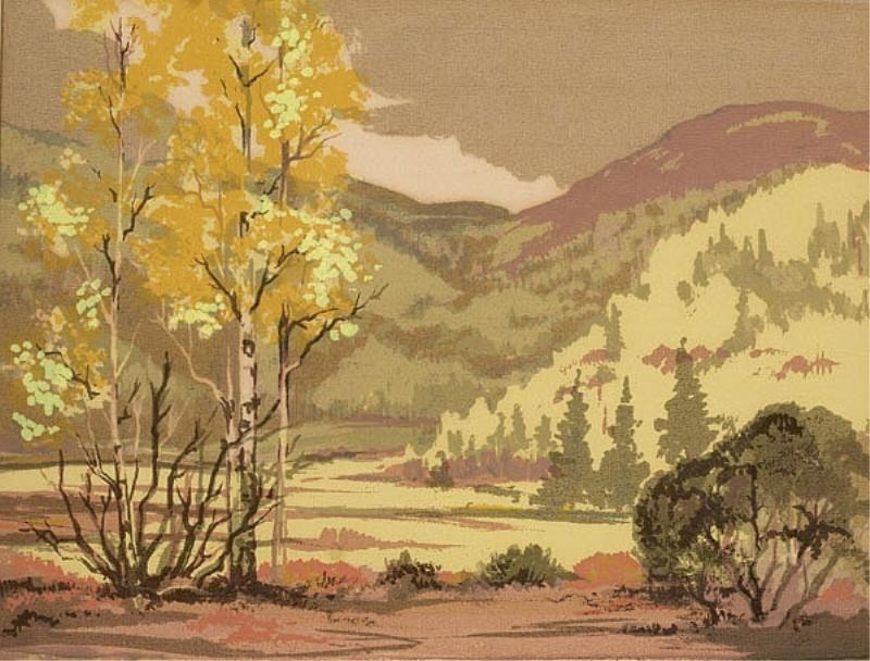 Louie Ewing | Southwest Mountain landscape | MutualArt