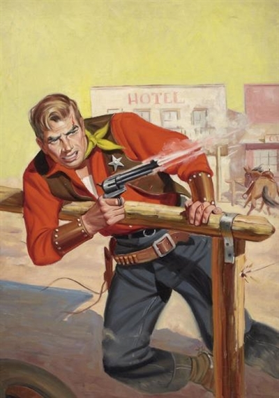 Richard Lillis | Pulp cover illustration for Popular Western magazine ...