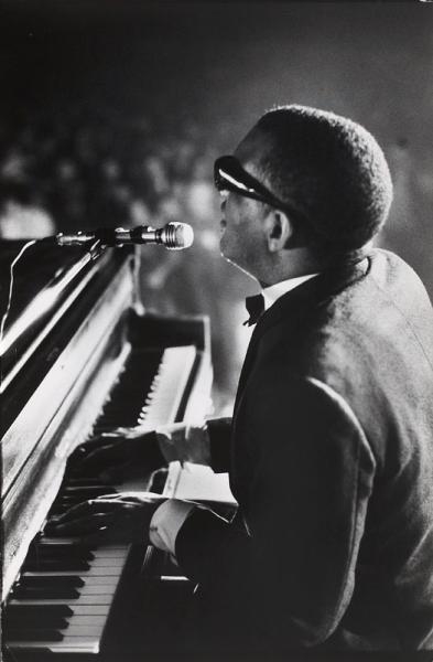 Bill Ray | Ray Charles Singing at Piano (1966) | MutualArt