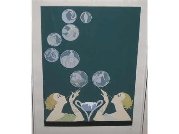 Erté | BUBBLES | MutualArt