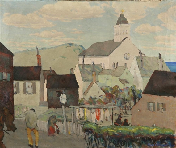 Ross Eugene Braught | Brittany Village | MutualArt