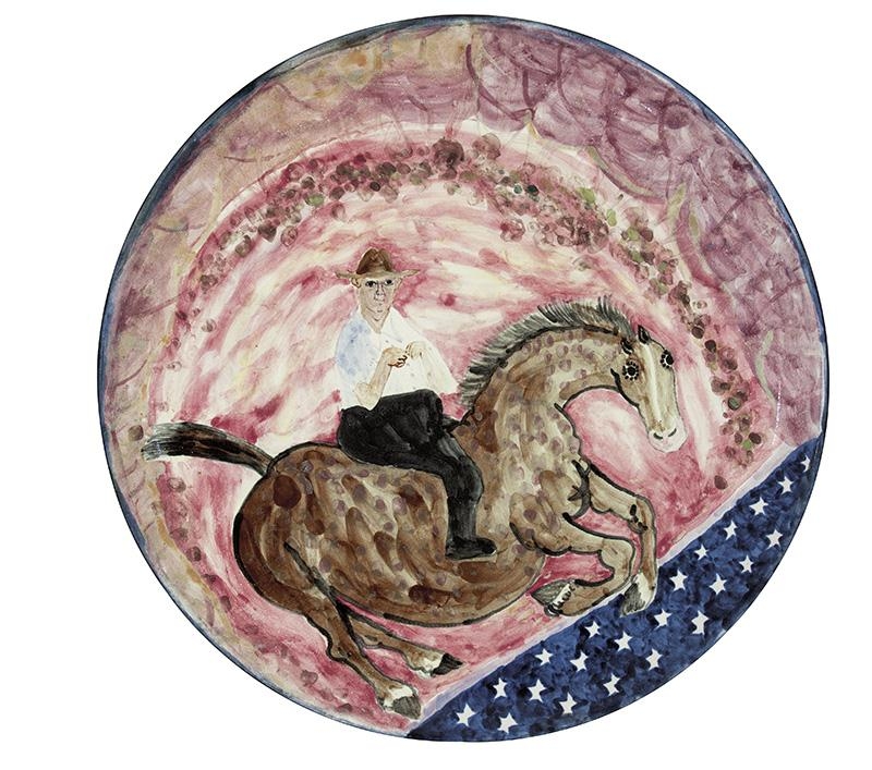 William Robinson | (Self Portrait with Horse) | MutualArt