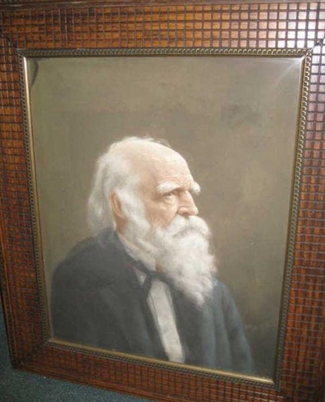 William Julius Ahlborn | Portrait of a white bearded gentleman | MutualArt