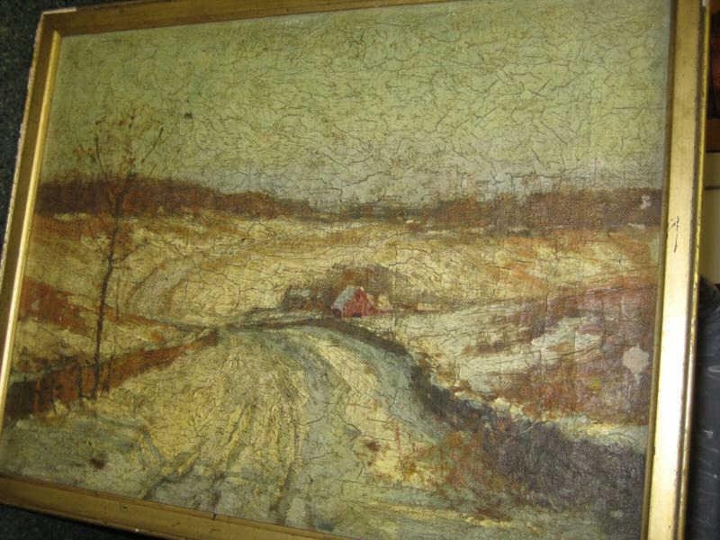 Arthur James Emery Powell | Rural path in winter | MutualArt