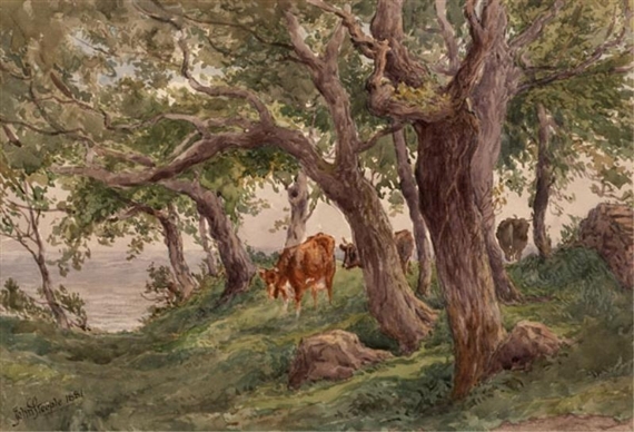 John Steeple | At Axton Isle Of White (1881) | MutualArt