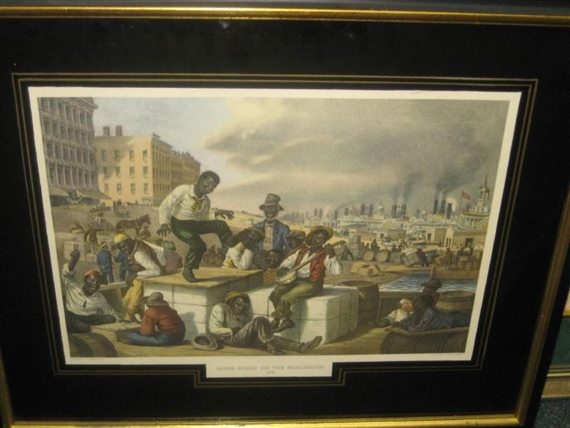 W.J. Morgan & Co. | Levee scene on the Mississippi (1878) | MutualArt