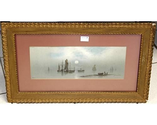 Garman Morris | 2 works: Moon rise; Morning | MutualArt