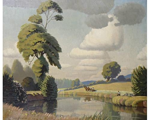 Alan Durman | Country idyll, summer | MutualArt