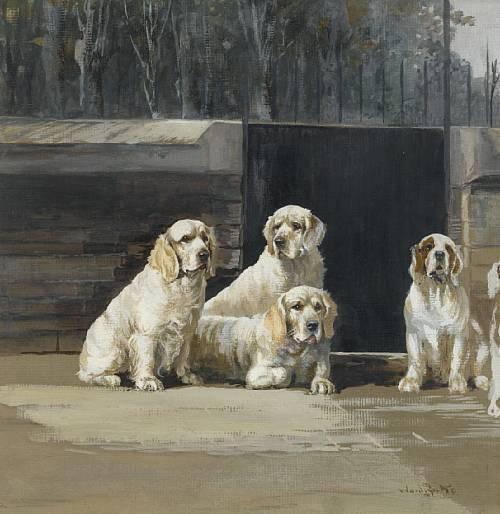 Reuben Ward Binks | King George V Clumber Spaniels at Sandringham ...
