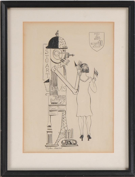 Stefan Hirsch | STUART DAVIS MAILBOX, 1929 | MutualArt