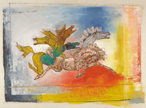 Maqbool Fida Husain | Untitled (Circa 1985) | MutualArt