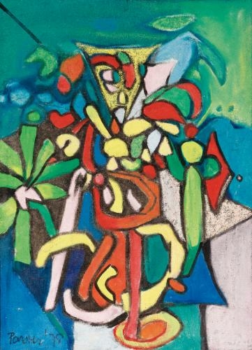 Ahmed Parvez | Untitled (Abstract) (1977) | MutualArt