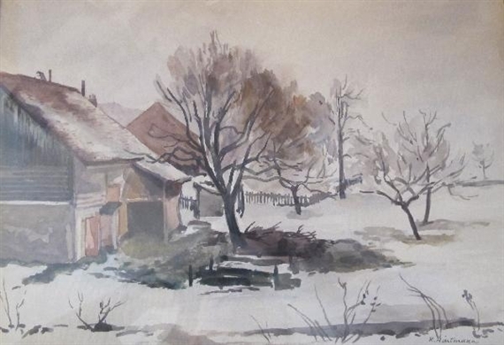 Richard Hartmann | Paysage sous la neige | MutualArt