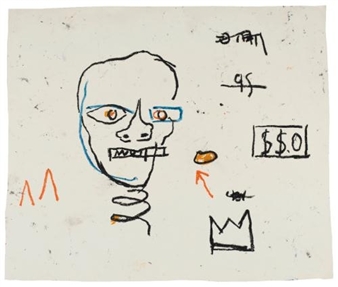Jean-Michel Basquiat | Head (Circa 1985) | MutualArt