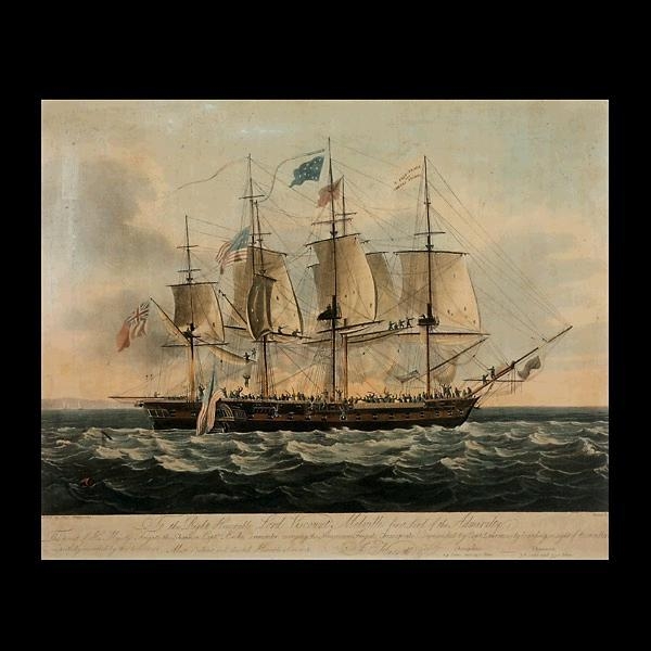 Thomas Whitcombe | The Battle of Chesapeake and Shannon | MutualArt