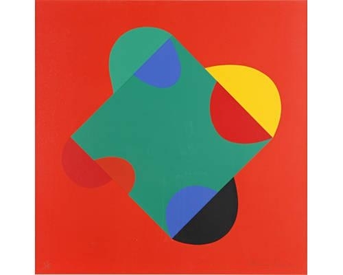 Terry Frost | Development of a Square Within a Square (Red) (2000 ...