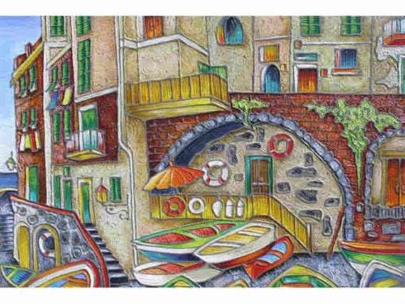 Chrissandra Neustaedter | SEASIDE, RIOMAGGIORE, ITALY | MutualArt