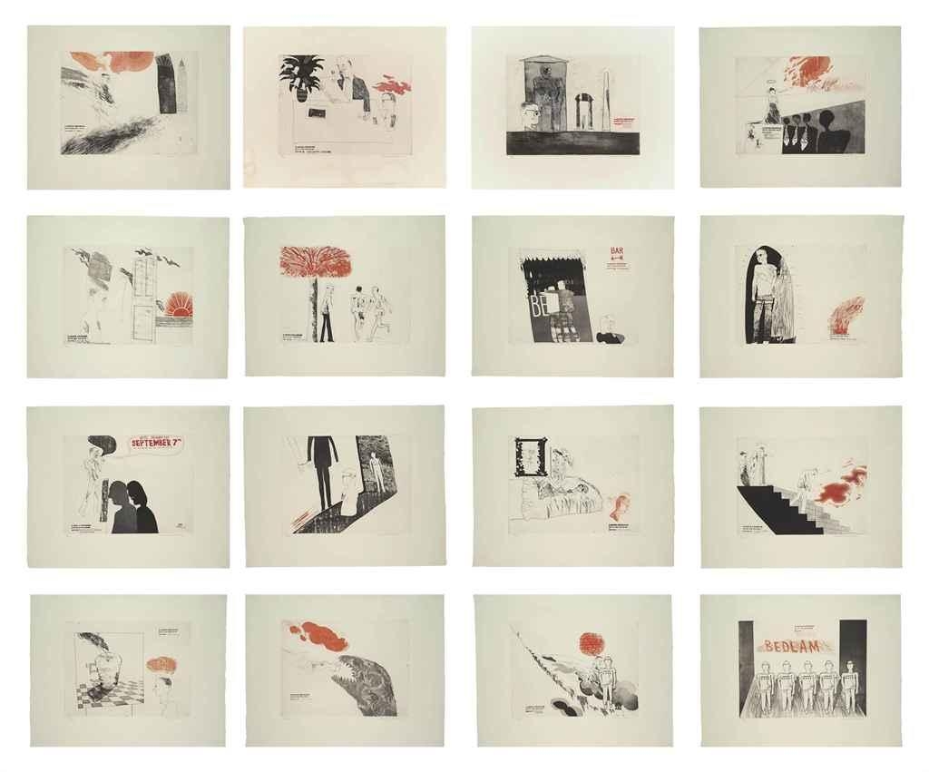 David Hockney | A Rake's Progress (1961 - 1963) | MutualArt