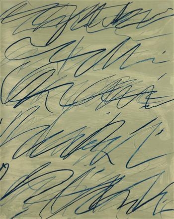 Cy Twombly | Roman Notes VI from Roman Notes (1970) | MutualArt