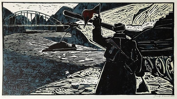 Jozef Nemec | Wade across the river (1966) | MutualArt