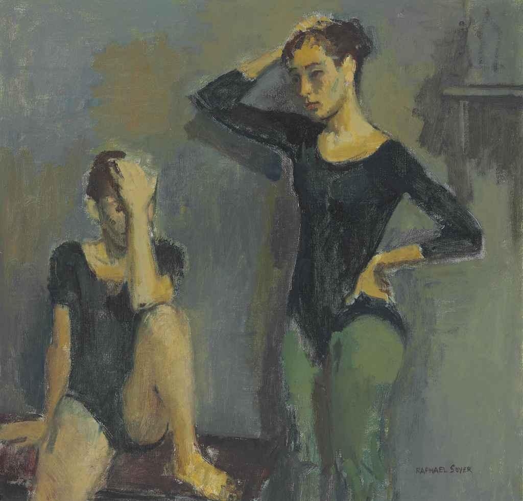 Raphael Soyer | Two Dancers (1957) | MutualArt
