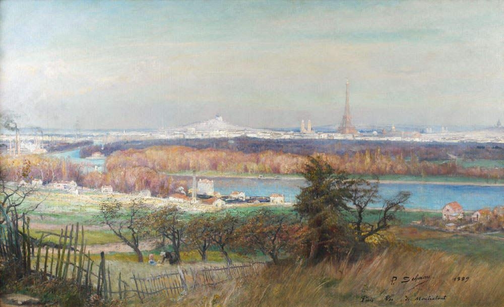 Paul Schaan | Paris vu de Montretout (1889) | MutualArt