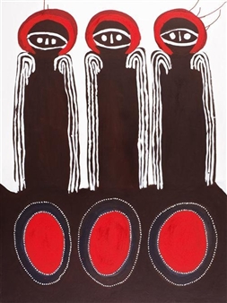 Jack Dale | Wandjinas - Minjil Ridi | MutualArt