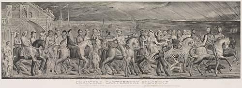 William Blake | Chaucer's Canterbury Pilgrims (1810) | MutualArt