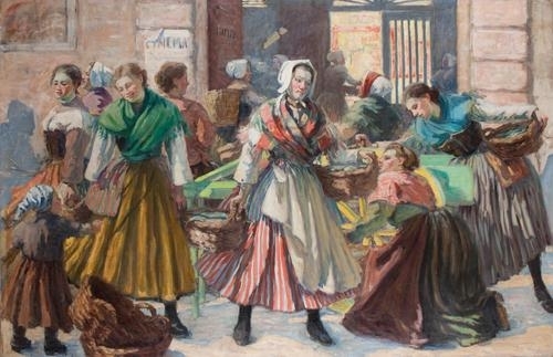 Marie Anne Tuck | MARKET AT ETAPLES | MutualArt
