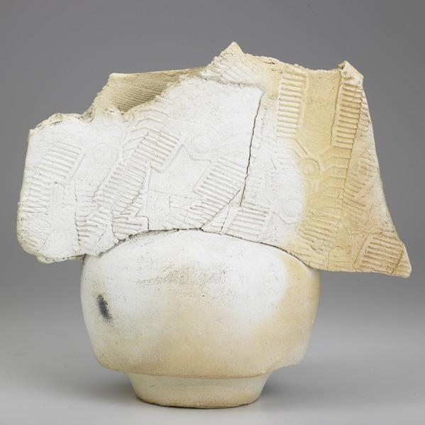 Paul Soldner | Handbuilt sculptural raku-fired vessel, USA (1980s ...